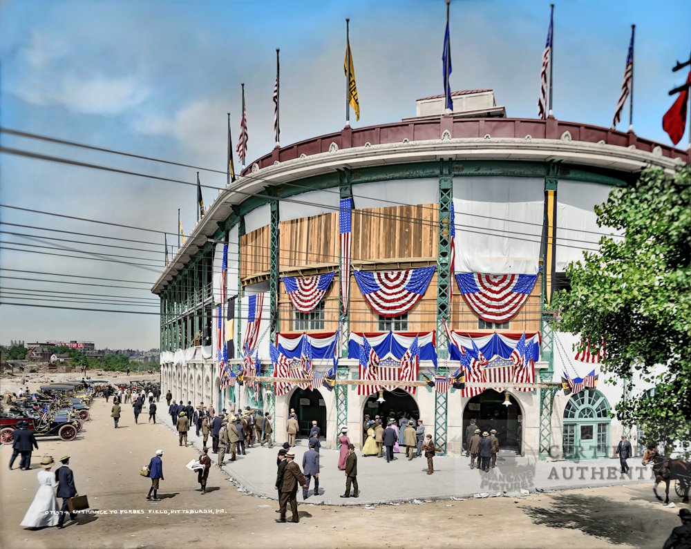 Grand Opening of Forbes Field - Pittsburgh Pirates (1909)