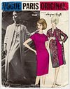 60s Vogue Paris Original 1269, Jacques Griffe Evening Dress Pattern ...